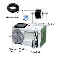 China Manual Power Cable Taping Machine with Round Winding and Double Taping for Wire Winding and Taping Machine for sale