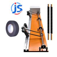 China Adjustable 750 mm Tape Wrapping Machine with Manually Adjustable Tape Wrapping Density and Forward/Reverse Rotation Wire Harness Taping Machine for sale