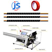 China 3-25mm Spiral Wrapping Tape Wrapping Machine Touch Screen Wire Taping Machine for Harness Taping for sale