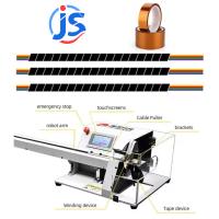 China 3-25mm Spiral Wrapping Tape Wrapping Machine Touch Screen Wire Taping Machine for Harness Taping for sale