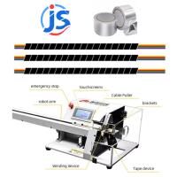 China Semi-Automatic Taping Machine for 3-25mm Wire Harness with 9-30mm Tape Width and Touch Screen Operation for sale