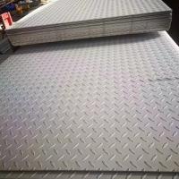 China 6mm Hot Rolled 304 Stainless Steel SS Checkered Plate For Building for sale