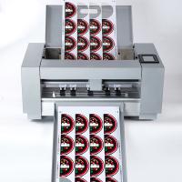 China Anycut A3/A4 Sticker Label Cutting Machine  Double Row Pressure Wheel  Automatic Feeding Film for sale