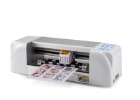 China Compact 220mm ID Photo Cropping Die Cutting Machine With Automatic Induction Feeding Paper for sale