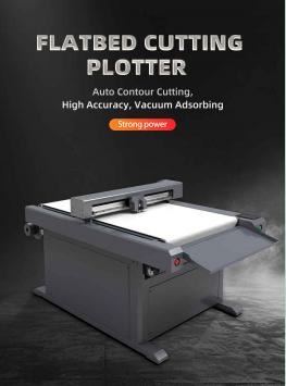 China ANYCUT-F6090 Flatbed Digital Adhesive Sticker Cutter Machine With Vacuum Adsorption Table for sale