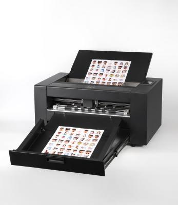 China Anycut Drawer Type Double Heads A3/A4 High Speed And Precision Label Cutting Machine for sale