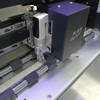 China Anycut A3/A4 Sticker Label Cutting Plotter with Double Head Wheel Indentation Automatically Cutting for sale
