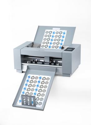 China ZKST350 A3/A4 Sheet Stepper Motor CCD Camera Contour Label Cutting Machine for sale
