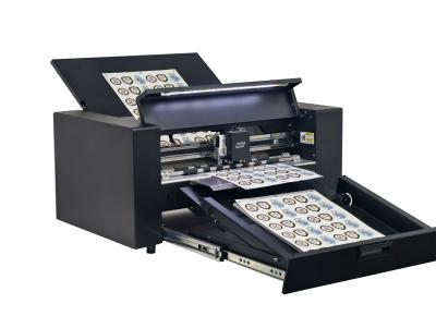 China Anycut A3/A4 Sticker Label Cutting Plotter with Double Head Wheel Indentation Automatically Cutting for sale