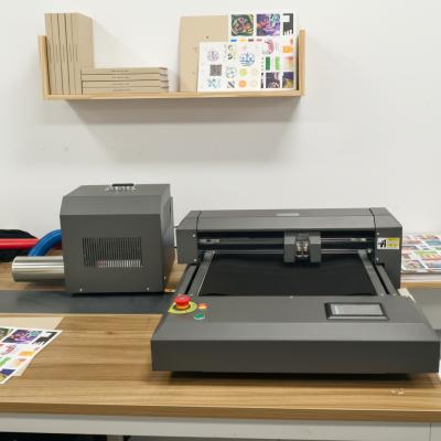 China ANYCUT F3550 Tabletop Flatbed Cutter, Dual Head Digital Cutting Plotter for Sticker, Cardboard, Paper Box for sale