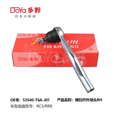 China Hardened HRC55-HRC63 New Tie Rod End OEM 53540-T6A-J01 for Bolt On Precision Control for sale