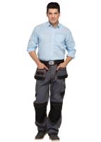 China Safety Heavy Duty Work Pants 65% PL 35% C With Tuck Way Holster Pockets for sale