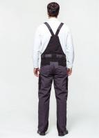 China Comfortable Winter Bib Pants , Tear Resistant Bib And Brace Overalls With Reflective Tape for sale
