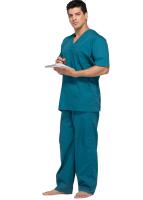 China Anti Wrinkle Medical Scrub Suits , Easy Wash Surgical Hospital Nurse Uniform  for sale