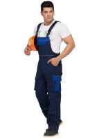 China Professional Sewing Bib Work Pants / Twil Fabric Mens Bib Overall Dungarees for sale