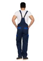 China Professional Sewing Bib Work Pants / Twil Fabric Mens Bib Overall Dungarees for sale