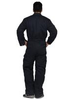 China Black / Navy Winter Work Coveralls Cold Resistance Durable For Industry for sale