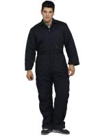 China Black / Navy Winter Work Coveralls Cold Resistance Durable For Industry for sale