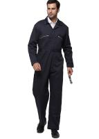 China Industrial Uniforms Mens Work Overalls With Multi Functional Pockets 65% P 35% C for sale