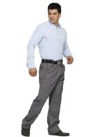 China Twill Woven Fabric Mens Multi Pocket Work Trousers With Zipper Tear Resistant for sale