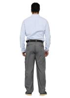 China Twill Woven Fabric Mens Multi Pocket Work Trousers With Zipper Tear Resistant for sale