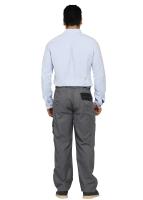 China Fashion Work Uniform Pants / Industrial Work Trousers With Contrast Stitching for sale