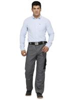 China Fashion Work Uniform Pants / Industrial Work Trousers With Contrast Stitching for sale