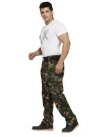 China Camouflage Printing Work Uniform Pants Anti Tear With Two Knee Pockets for sale
