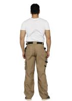 China Cordura Reinforcement Heavy Duty Canvas Work Pants Anti Rubbing With Multi Pocket for sale