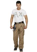 China Cordura Reinforcement Heavy Duty Canvas Work Pants Anti Rubbing With Multi Pocket for sale