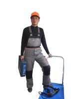 China Two Tone Construction Worker Winter Clothes With Elasticated Cuffs And Waist for sale
