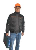 China Multi Pocket Winter Work Jackets Tear Resistance With Elasticated Cuffs And Waist for sale