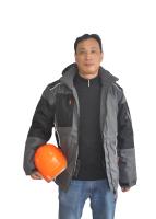 China Fashion 600D Industrial Work Jackets , Hard Wearing Mens Winter Safety Jackets  for sale