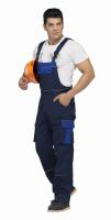 China Safety Industrial Work Uniforms Navy / Royal Blue Two Colors With Reflective Piping for sale
