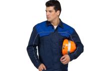 China Soft Industrial Mens Jacket , Safety Bright Working Jacket With Adjustable Waistband for sale