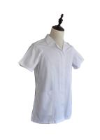 China Anti Fray Medical Work Uniforms Nursing Scrub Tops With Button Fastening for sale