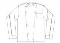 China 100% Cotton Twill Double Breasted Chef Coat / Anti Pilling Professional Chef Coats for sale