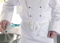 China 100% Cotton Twill Double Breasted Chef Coat / Anti Pilling Professional Chef Coats for sale