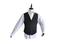China Personalized Restaurant Work Wear Fashion Sleeveless Uniform Design Vest For Waiter for sale