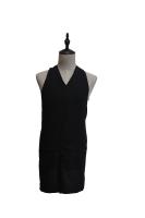 China Polyester Restaurant Work Wear Easy Care Cooking Bib Apron With Pocket for sale