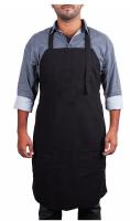 China 100% Cotton Chef Kitchen Aprons With Pockets Quick Dry Wrinkle Resistance for sale