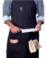 China 100% Cotton Chef Kitchen Aprons With Pockets Quick Dry Wrinkle Resistance for sale