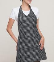 China Fashion Easy Care Custom Kitchen Aprons Eco Friendly With Adjustable Side Straps for sale