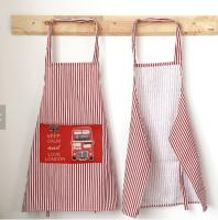China Fashion Easy Care Custom Kitchen Aprons Eco Friendly With Adjustable Side Straps for sale