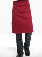 China Durable Comfort Restaurant Work Wear Kitchen Half Waist Apron With Pockets  for sale