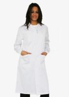 China Classic Slim Fit Medical Work Uniforms White Lab Coat In Poplin And Super Twill for sale