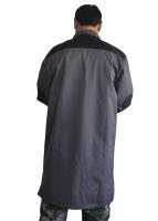 China 100% Cotton Twill Contrasted Mens Work Coats For For Engineering / Warehouse Worker for sale