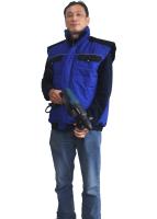 China 100% Cotton Winter Safety Mens Outdoor Work Vest With Velcro Fastening Pocket for sale