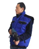 China 100% Cotton Winter Safety Mens Outdoor Work Vest With Velcro Fastening Pocket for sale