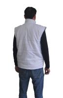 China Fleece Lining Body Warmer Vest / Winter Work Vest With 100% Polyester Padding for sale
